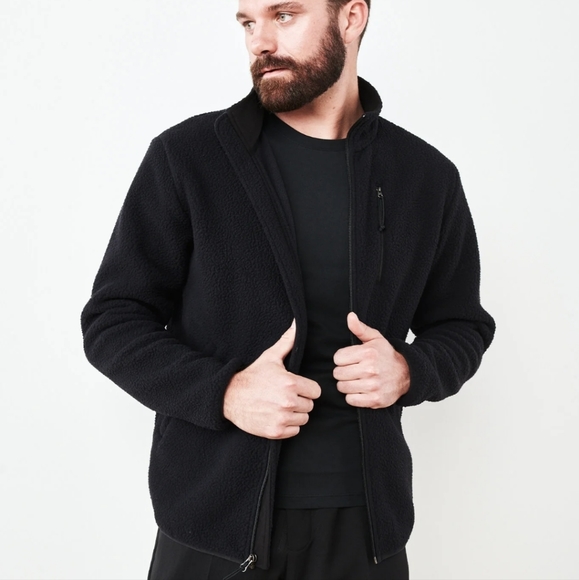 Quince | Jackets & Coats | Quince Mens Tan Recycled Sherpa Jacket ...